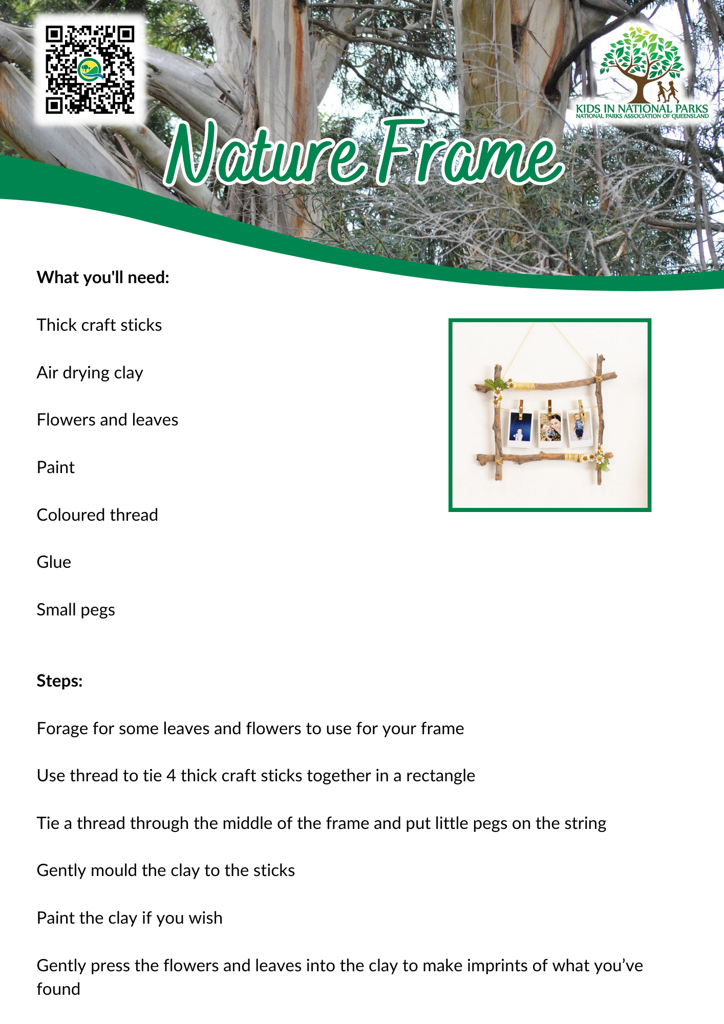 Nature Frames – National Parks Association of Queensland